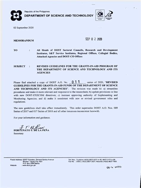 03 Dost Gia Guidelines With 2022 Amendments Pdf Innovation Expense