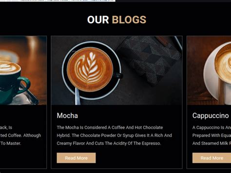 A Coffee Shop Responsive Website Using Html Css And Javascript Upwork