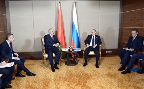 Meeting With President Of Belarus Alexander Lukashenko • President Of