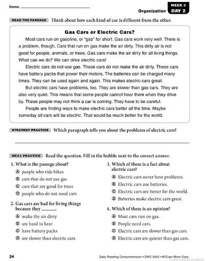 Reading Comprehension Class 12th