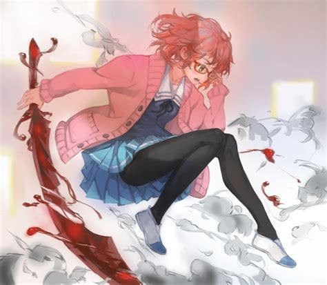 Kuriyama Mirai Kyoukai No Kanata Drawn By Zrero Danbooru