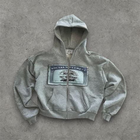Comfortable Oversized Hoodie With A Bold Social Depop