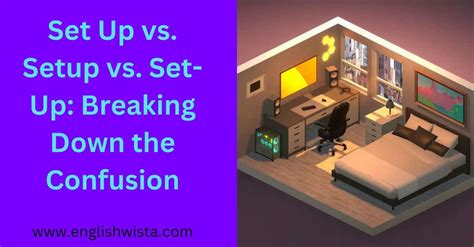 Set Up Vs Setup Vs Set Up Breaking Down The Confusion English Wista