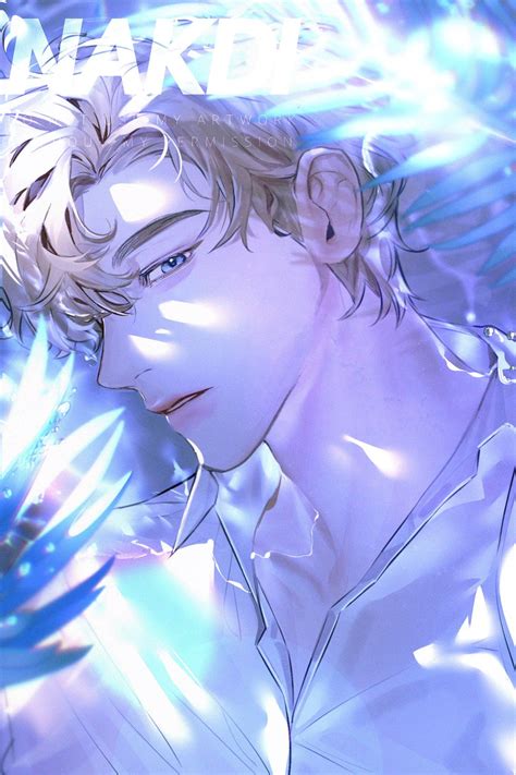 Fantasy Character Art Character Design Male Blue Eyed Men Fantasy City Romantic Manga Guy