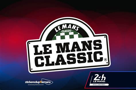 Le Mans Classic Rally Plate Sticker 24h Decals Stickeredup4lemans