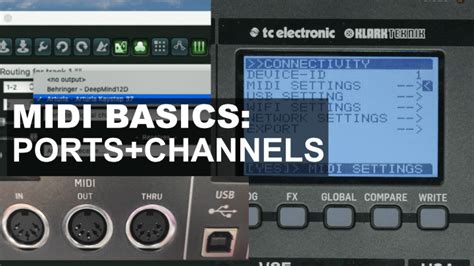 MIDI Basics Working With Ports And Channels