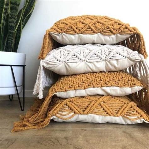 Макраме для интерьера | Macrame decor, Macrame pillow, Home decor