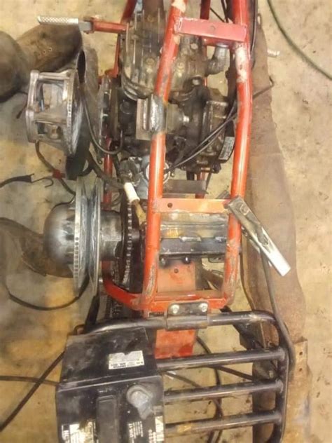 350 2 Stroke Swapped Mini Bike Part 3 The Rear Pulls Is In And All