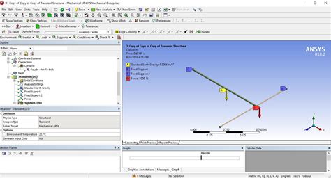 Contact Between Two Beam Elements In Transient Structural