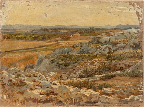 At Auction Max Roeder Max Roeder Monaco 1866 Roma 1947 Syracuse View Of The Countryside 1895