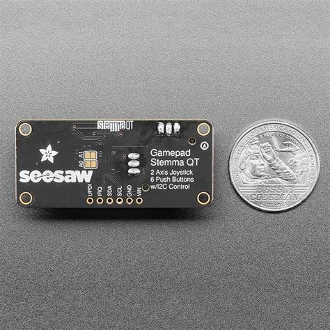 Adafruit Mini I2c Gamepad With Seesaw Stemma Qt Qwiic The Pi Hut