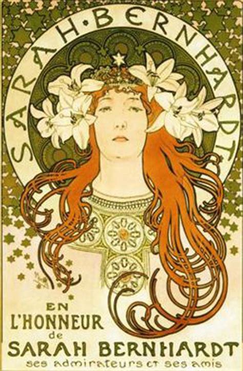 Sarah Bernhardt Mucha Vintage Artwork By Alphonse Mucha A3 16x12 R Period Prints