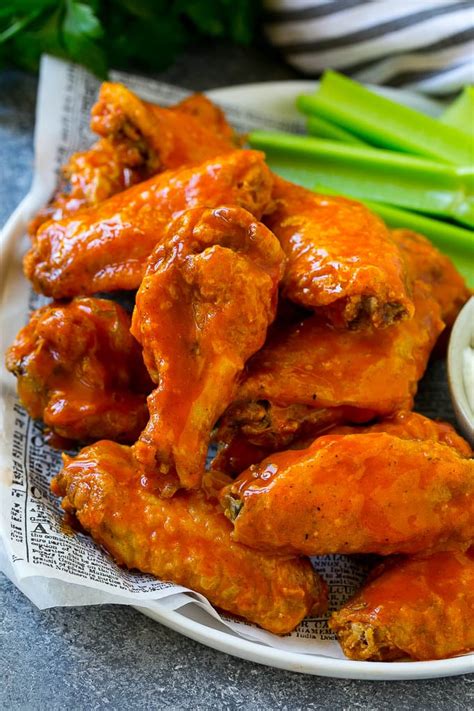 Recipe Buffalo Wings W Blue Cheese Dip Yard Athletics