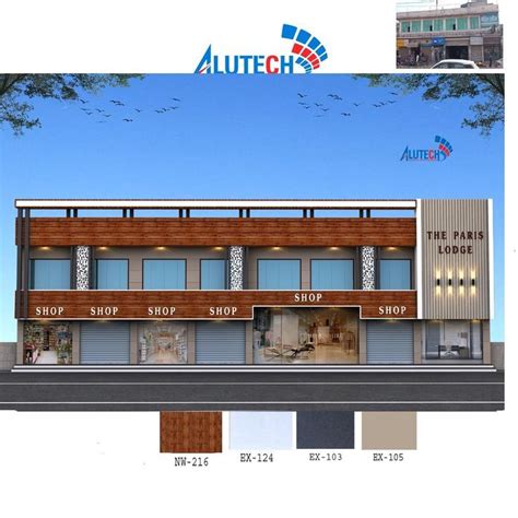 Elevation Designs By Alutech For Modern House Exterior