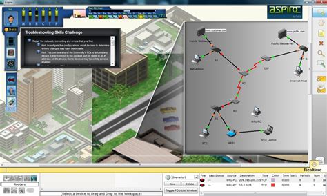game cisco aspire ccna edition tutorial tips dan trik