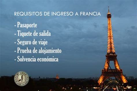 Requisitos para viajar a Francia desde América Latina 2024
