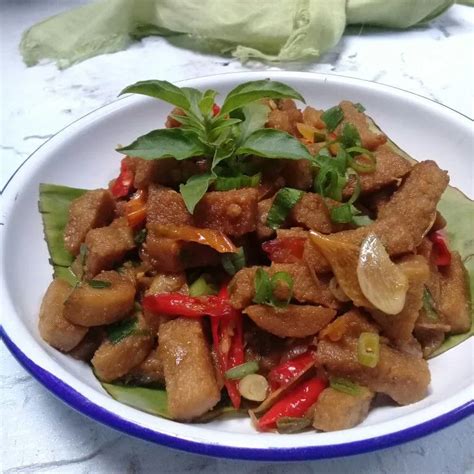 Resep Tempe Gembus Pedas Manis Jagomasakminggu10 Sederhana Rumahan Di