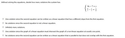 Solved Without Solving The Equations Decide How Many