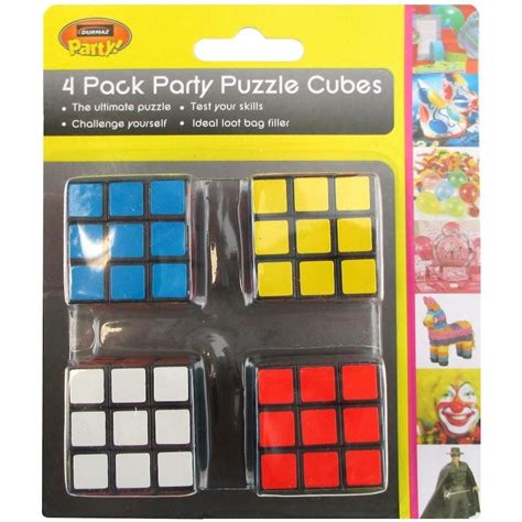 Mini Puzzle Cubes Pack Of 4 Big W