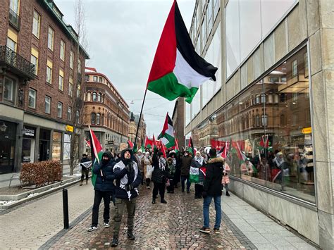 جمعية الرؤية الفلسطينية في السويد مستمرة في حملات التضامن لدعم غزة