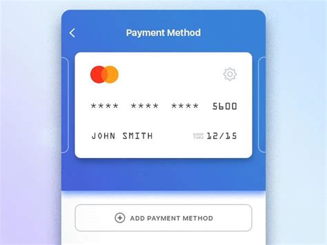 Payment Method Selection