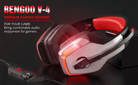 Bengoo V 4 Gaming Headset Noise Cancelling Over Ear Headphones With Mic Is 72 Off Today