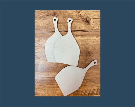 Set Of 5 Small Wood Cutouts Breadboards Bread Boards Cutting Boards Etsy
