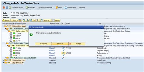 Productionprocess Order Untecorevoke Teco Restr Sap Community