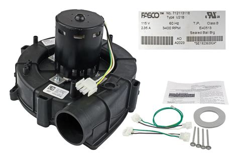 Draft Inducer Motor Assembly Technical Hot And Cold Parts