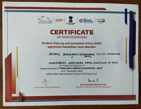 Ssip Hackathon Techenthusiast Continuouslearning Bhagirath Devani