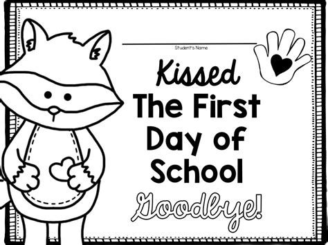The Kissing Hand Coloring Pages