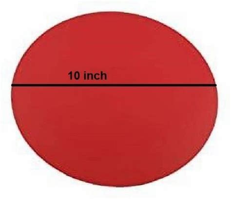 Mdf Round Red Cake Board Cake Base 10 Inch At Rs 85piece केक बेस