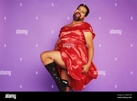 Man Wearing Dress