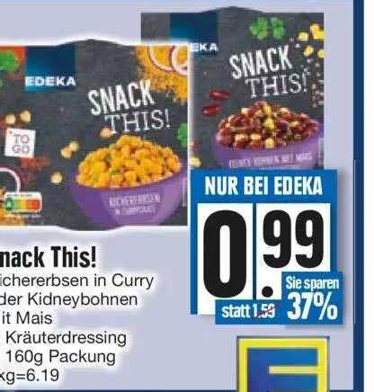 Edeka Snack This Angebot Bei EDEKA Prospekte De