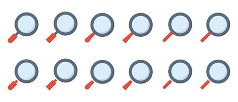 検索フラットスタイルのルーペアイコンセットコレクション白い背景に虫眼鏡拡大鏡の記号 Guiのベクターアート素材や画像を多数ご用意