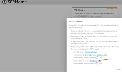 New Device An Error Occurred Improv Wi Fi Serial Not Detected