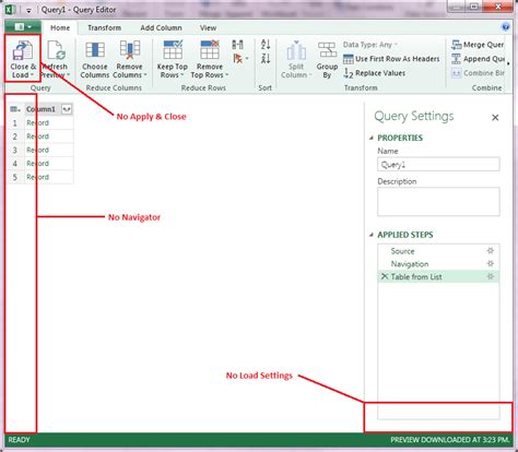 Power Query Editor Ui Control Missing Microsoft Community