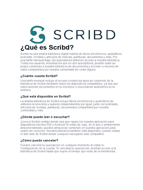 Qué Es Scribd Pdf