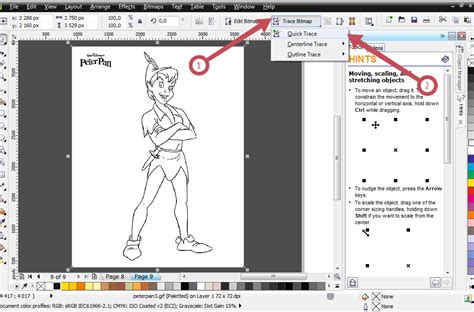 Как да направим растерно изображение във Вектор чрез Coreldraw от Аула