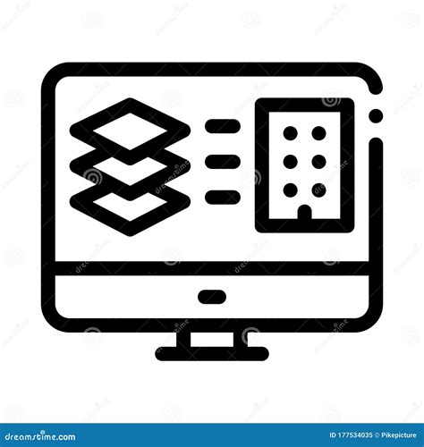 Computer Simulation Icon In Comic Style Vr Device Vector Cartoon