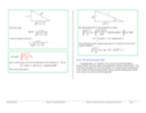 Solution Integration By Inverse Substitution Using Sine Studypool