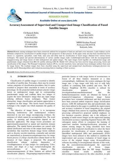 Top Pdf Supervised Classification Of High Resolution Satellite Image
