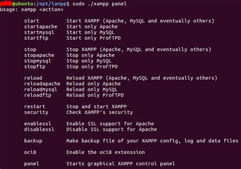 Ubuntu 16 04 How To Start Xampp Control Panel Ask Ubuntu