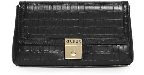 Guess Factory Sophie Clutch Crossbody In Black Lyst
