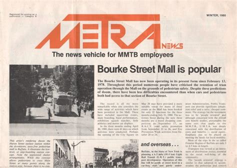 Magazine Melbourne And Metropolitan Tramways Board MMTB Metra News