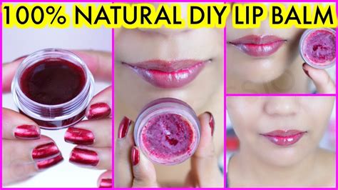 How To Make Lip Balm For Pink Soft Lips At Home 100 Natural Homemade