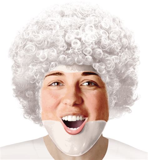 Short Curly Hairm Wig Assorted Colours One Size Wearable Costume