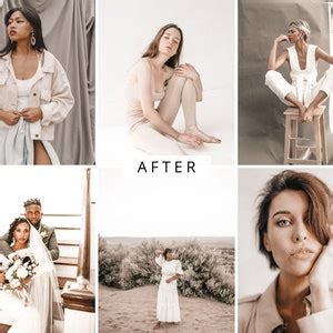 Mobile LIGHTROOM Presets Nude Presets Natural Beige Fashion Presets Mobile Presets For
