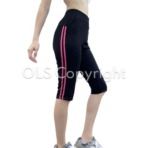 กางเกงออกกำลังกาย แอโรบิค ฟิตเนส โยคะ 4ส่วน มี 6สี Onlinesportmart