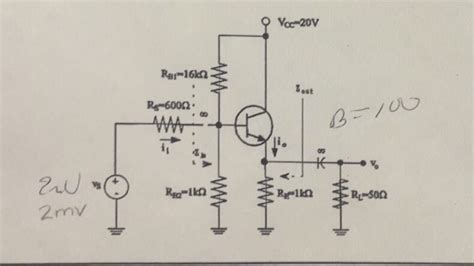 Solved Determine Input And Output Impedance Current Gain Chegg Com